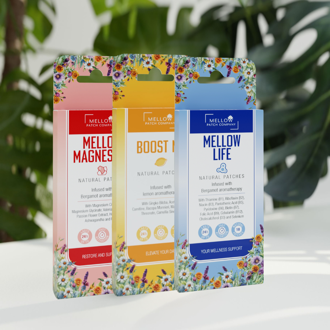 Vitamin Bundle | Vitamin & Magnesium Patch Set | Mellow